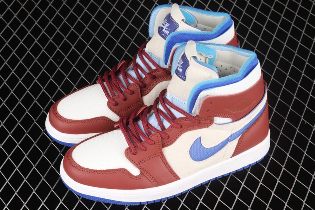 Air Jordan 1 High Zoom Air Cmft Team Red Unisex Sneaker AJ1 - Etsy