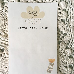 Stay Home Printable Journal Cards Cozy/winter Themed | Etsy