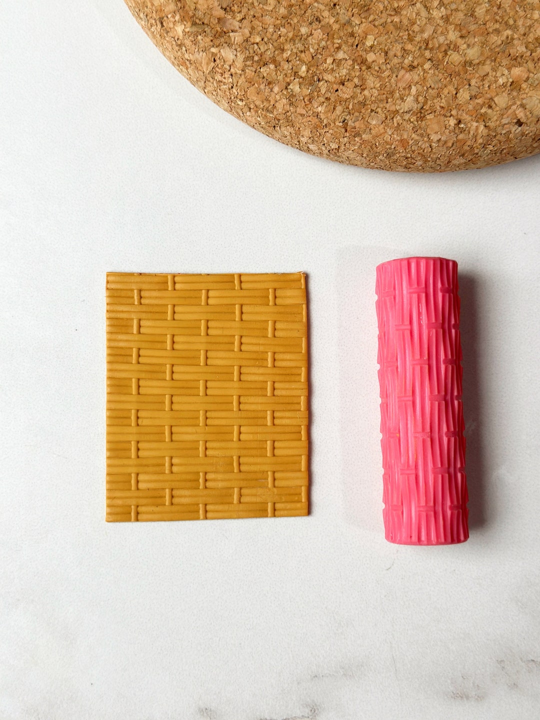 Polymer Clay Cutters Wicker Texture Roller Earrings Polymer Clay Earring Makers - Etsy