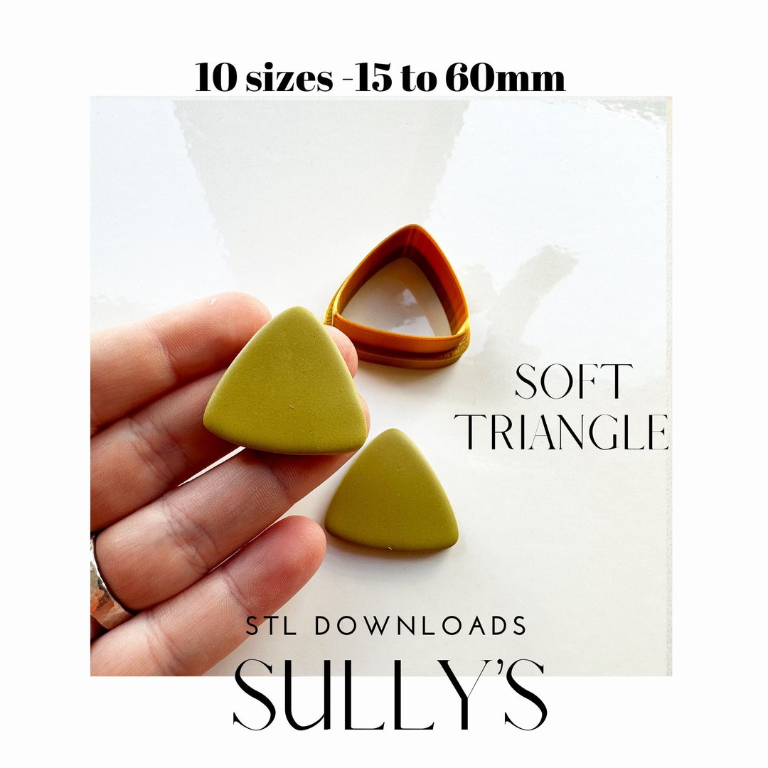 Soft Triangle STL Files Digital Download Polymer Clay Cutter - Etsy