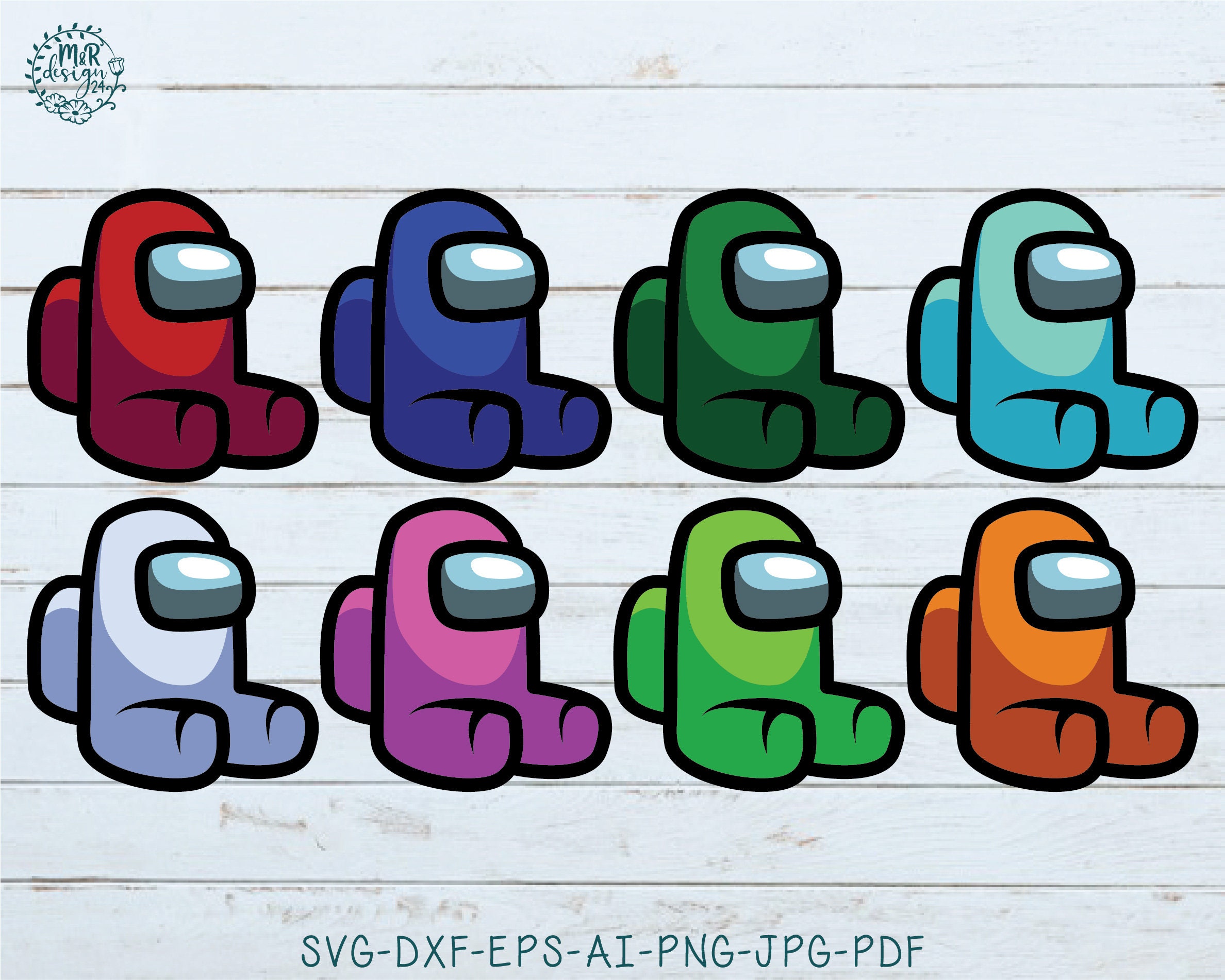 Among us kids sitting down among us kids sitting down svg | Etsy