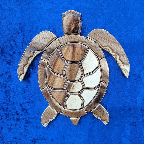 Sea Turtle 3d Wooden Wall Decor - Etsy
