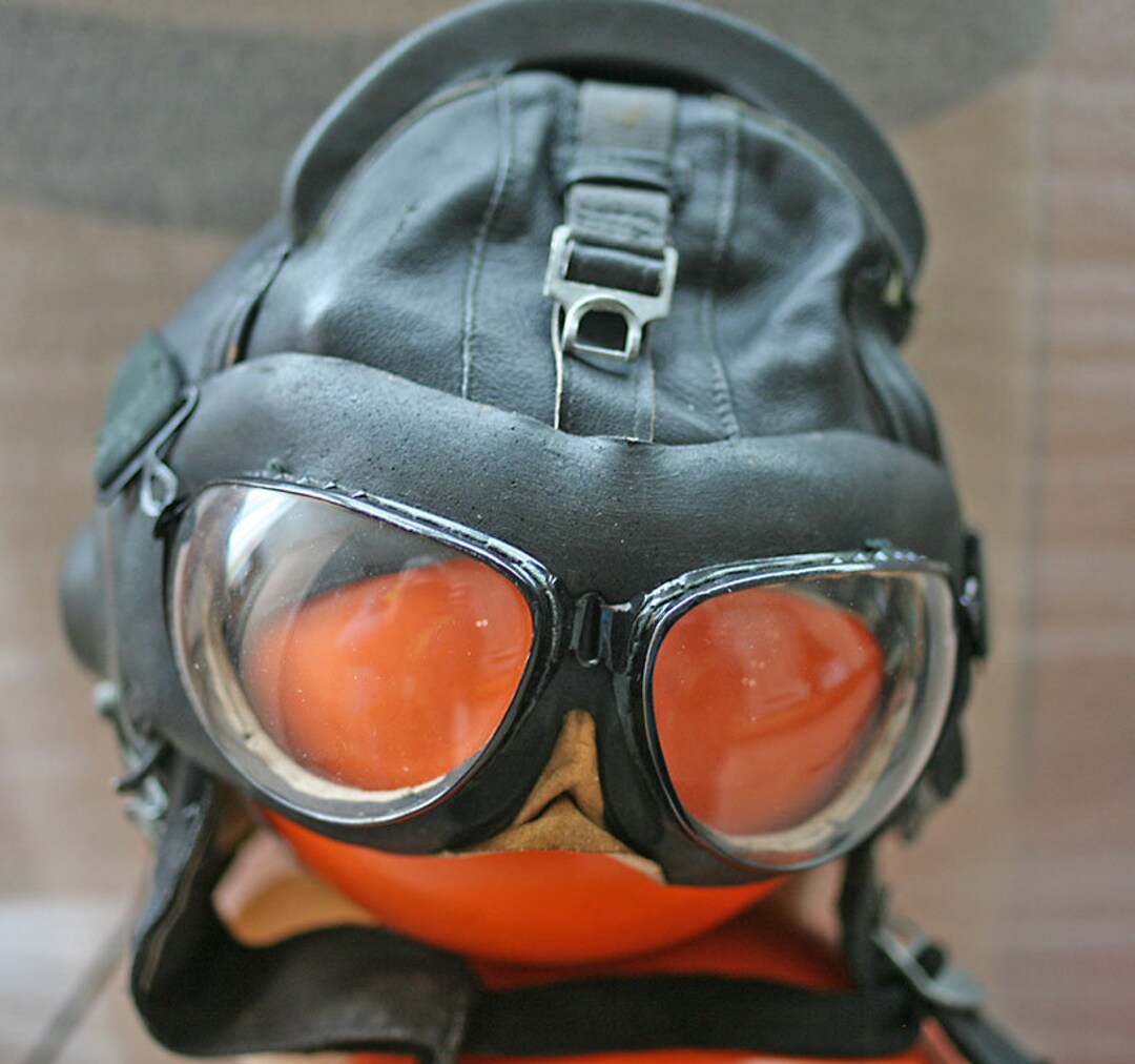 Flight Helmet Headphone Headset of a Soviet Military Pilot 1970s From ...