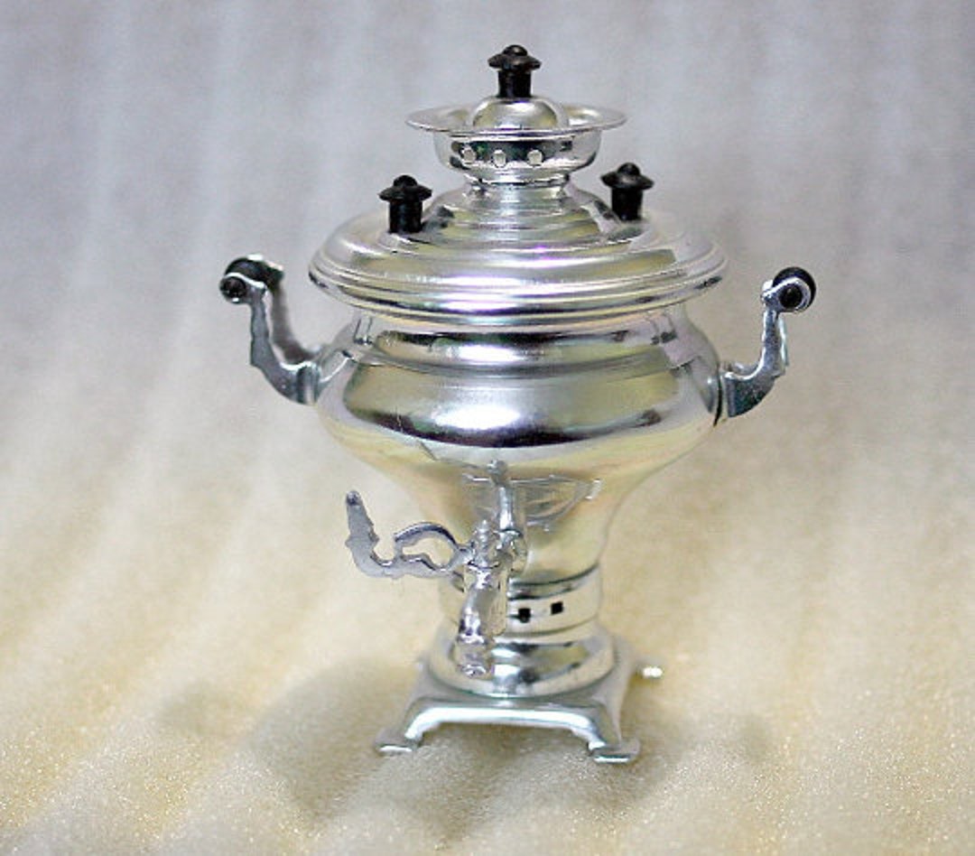 Miniature Samovar - Souvenir Samovar - Soviet Metal Tea Pot - 1970s ...