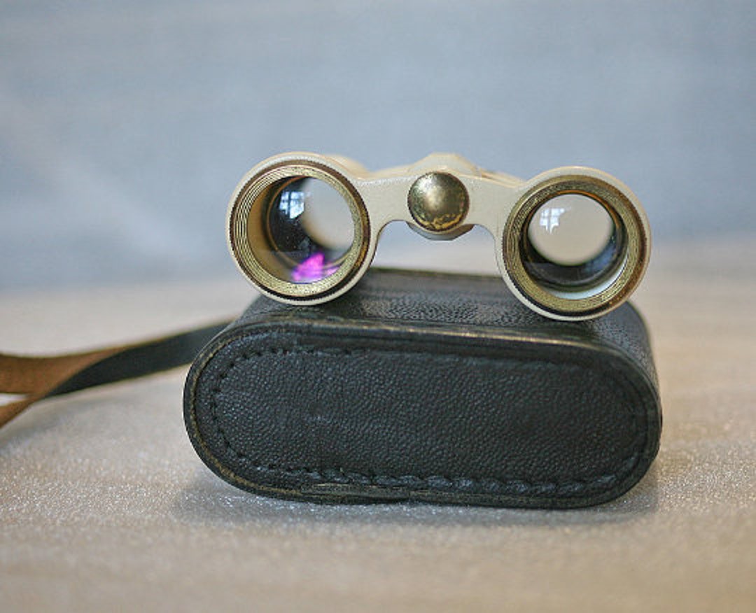 Vintage Opera Glasses Theater Theatre Binoculars - White - 1970s ...