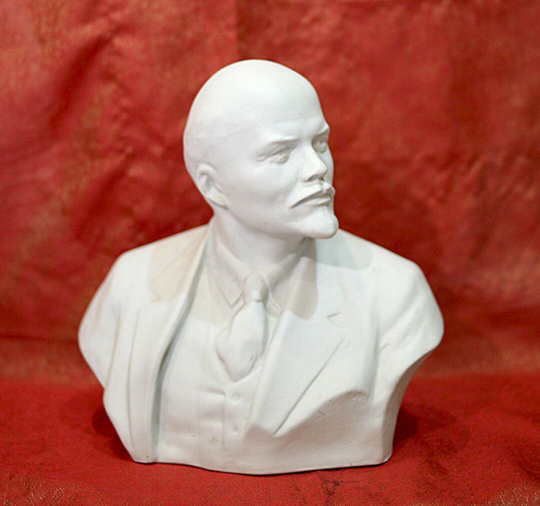 Soviet Era Lenin Bust Sculpture Statue Figurine - 1970s - From Soviet ...