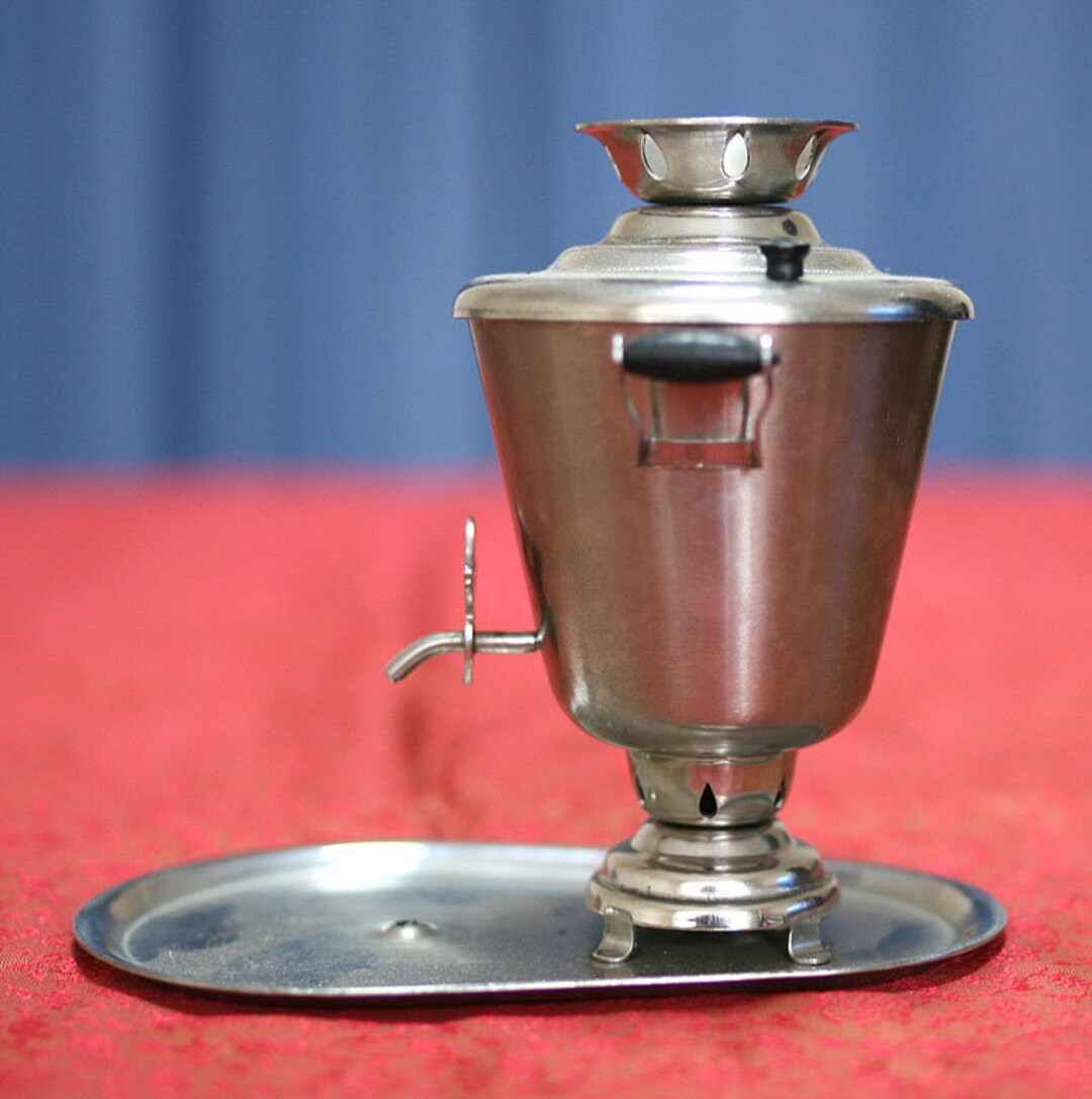 Miniature Samovar - Souvenir Samovar - Soviet Metal Tea Pot - 1970s ...
