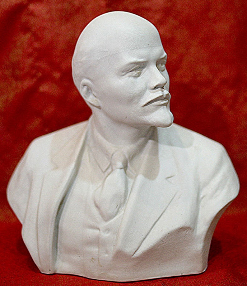 Soviet Era Lenin Bust Sculpture Statue Figurine - 1970s - From Soviet ...
