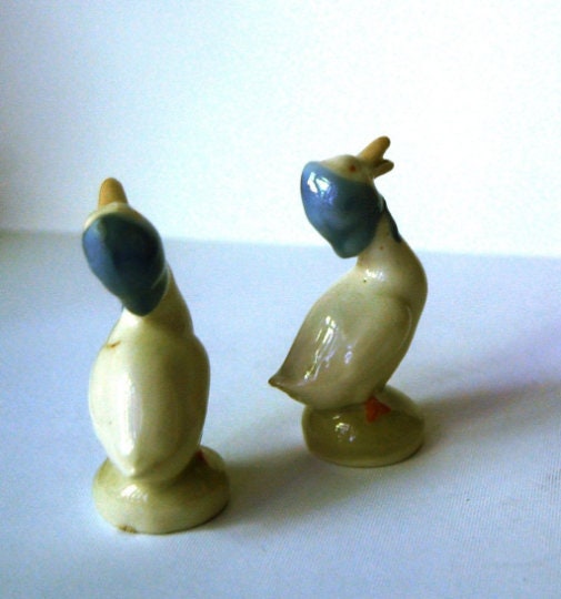 Soviet Ducks Geese Figurines Pair Porcelaine China Duck | Etsy