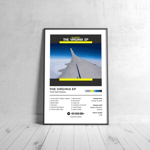 Virgina EP, Redesign the National Band Cover Album Print Poster - Etsy