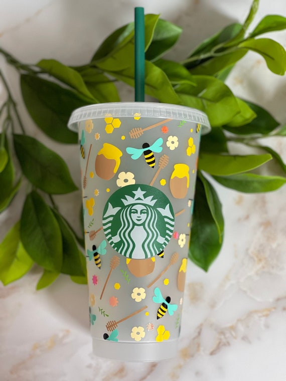 Bee Lover Starbucks Bee Cup Bee Lovers Gift Starbucks - Etsy