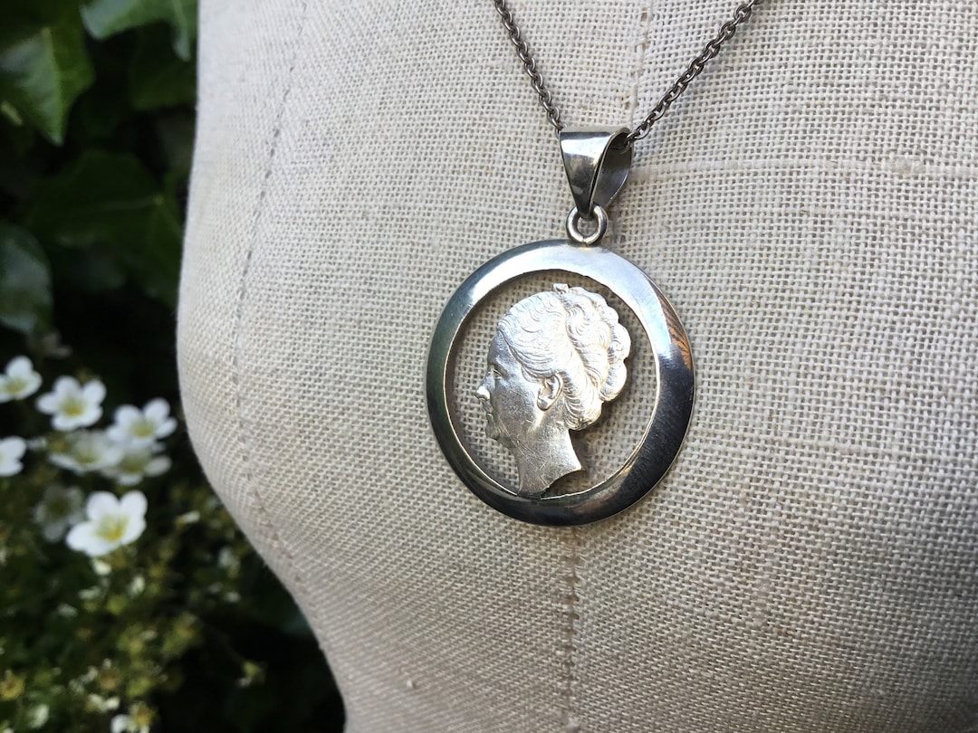 Dutch Guilder Pendant - Old Silver Coin Money From the Netherlands ...
