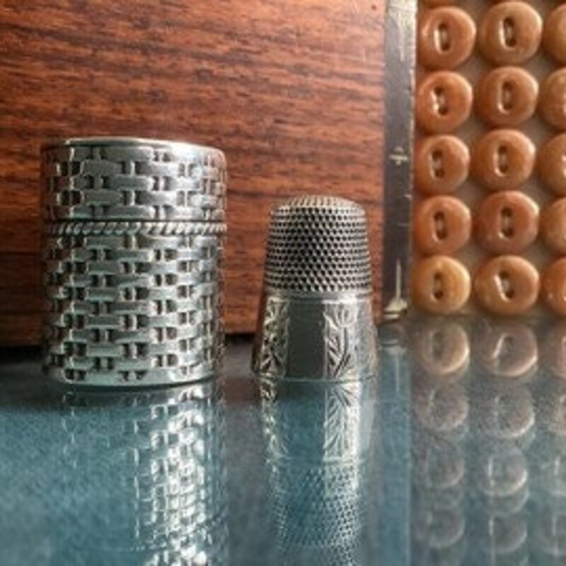 Silver Thimble Case - Etsy