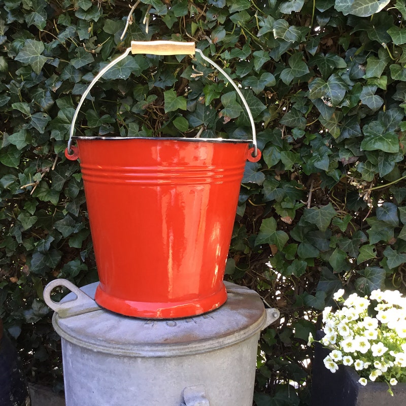 Enamel Bucket - Etsy