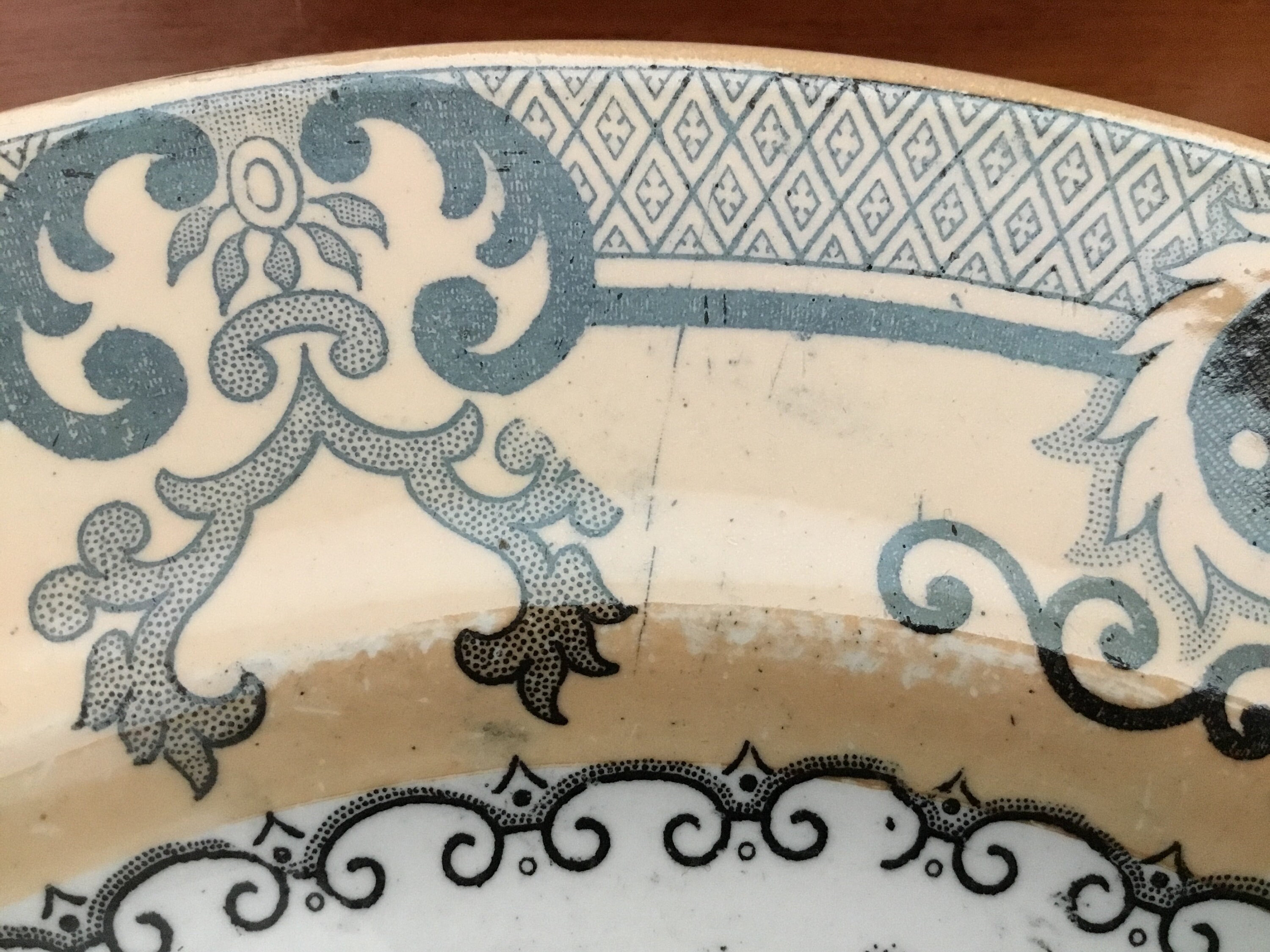 Antique Dinner Plates Made by Petrus Regout With Decor SÄNA in ...