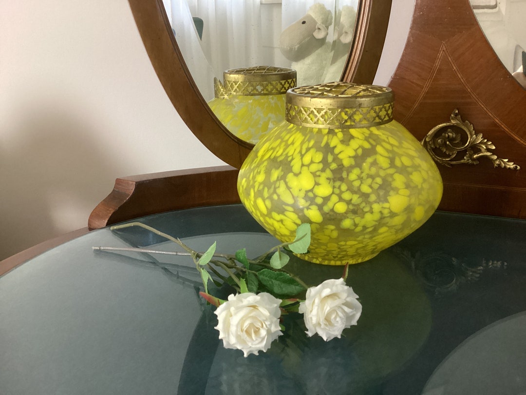 Splash Glass Pique Fleur by Franz Tomschick Part of Franz Welz Bohemian ...