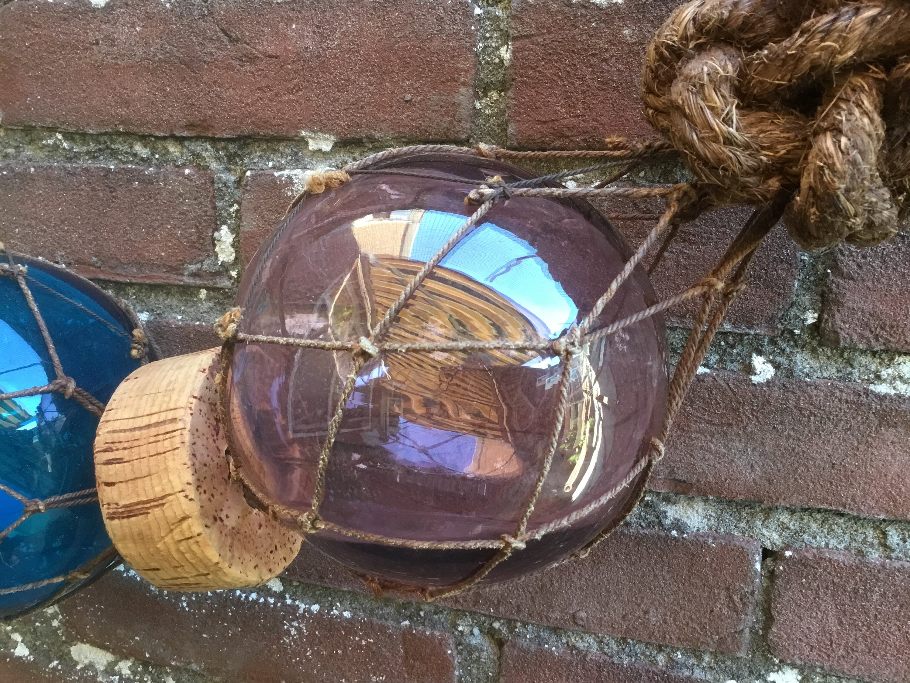 Floating Ball Fishing Net Float Old Glass Fishermen Balls | Etsy UK