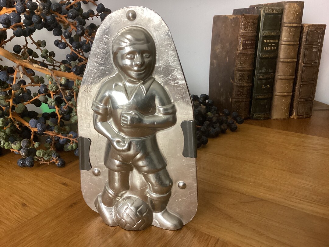 Chocolate Mold Football Player With Ball - Made Around 1950 by Dehaeck ...