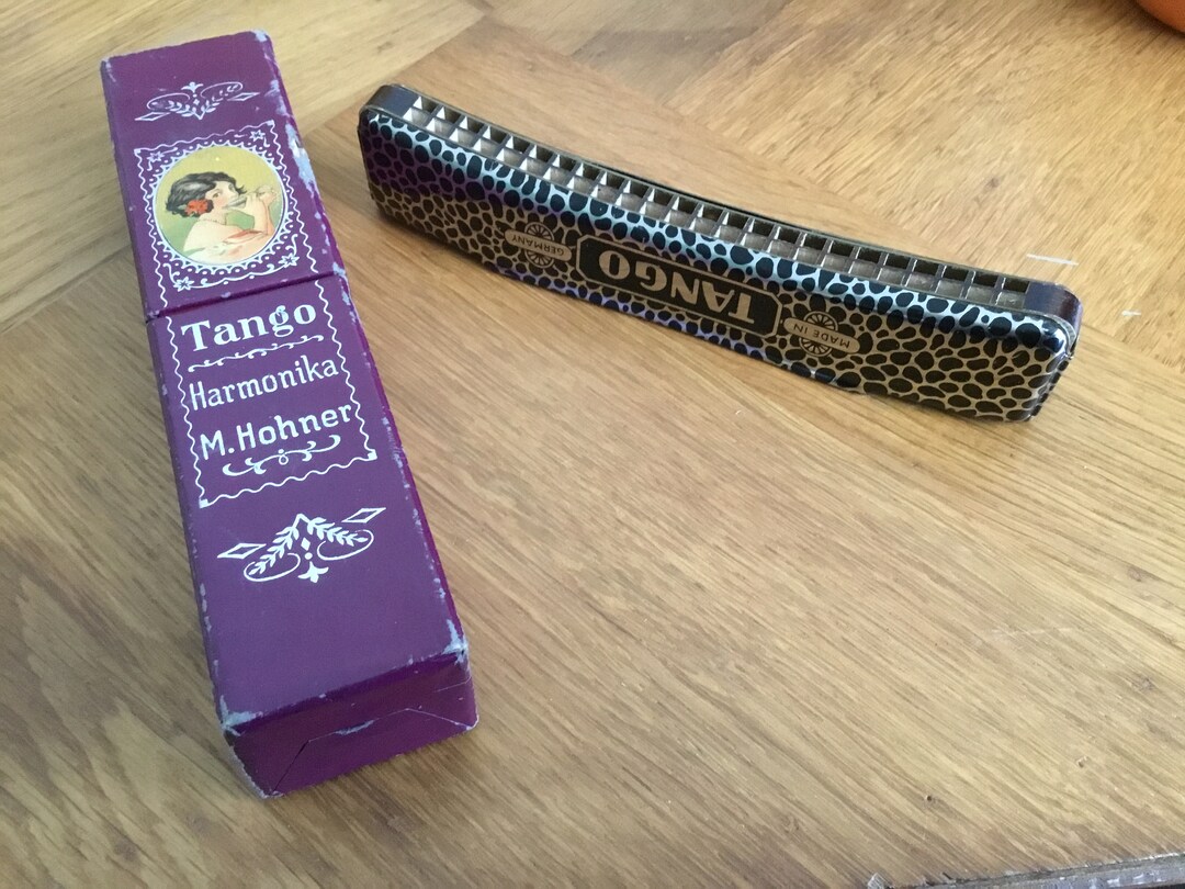 Hohner Harmonica Tango Harmonika Music Instrument Original Box Made in ...