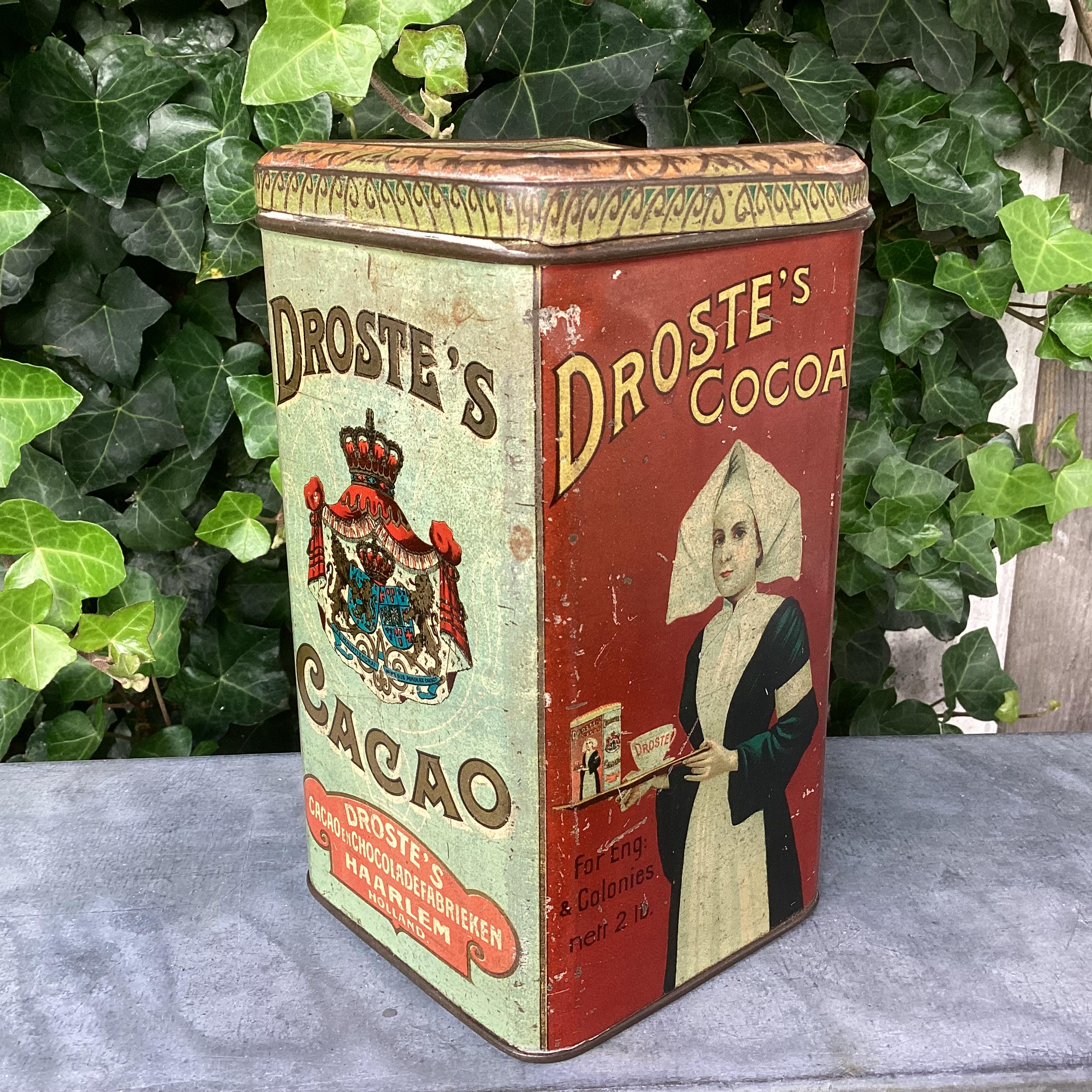 Droste Cocoa Powder Tins From Various Time Periods - Released by the ...