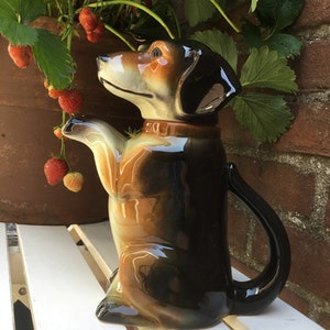Old Teapot Dachshund Dog Tea / Coffee Jug in Dog Shape - Etsy