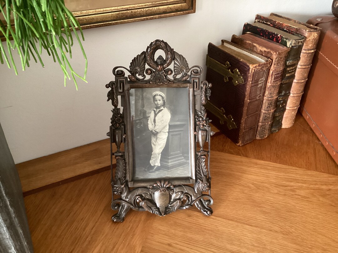 Neoclassical Bronze Photo Frame Made Around 1890 - Art Movement ...