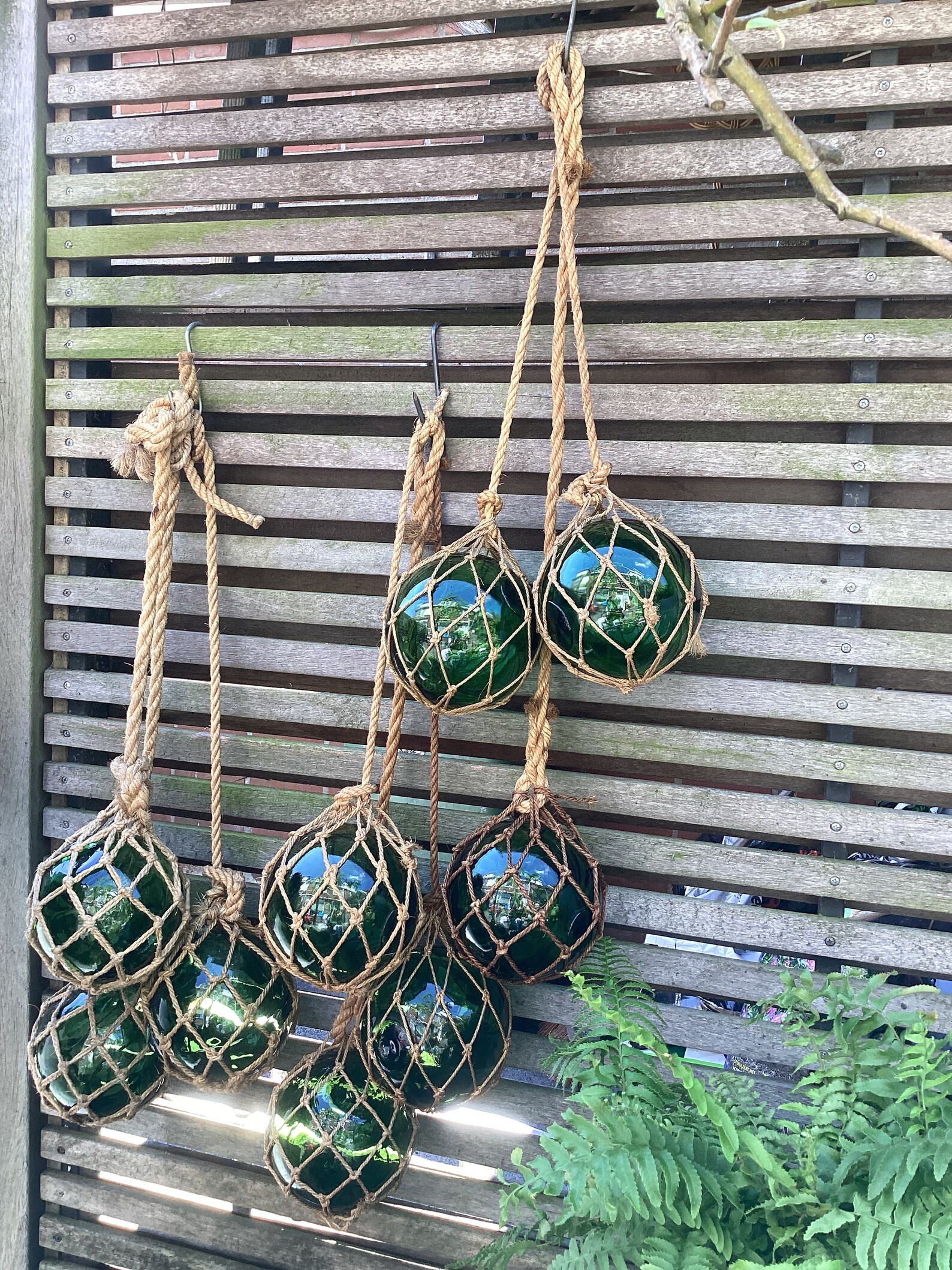 Old Glass Fishing Balls - Floating Ball - Fishing Net Float - Made of ...