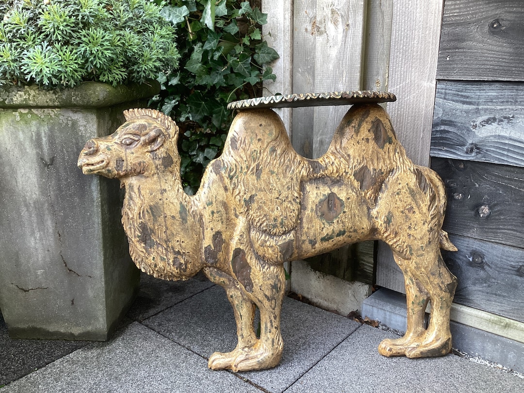Wooden Camel Side Table - Wall Decoration - Table Made of Old Wood - Etsy