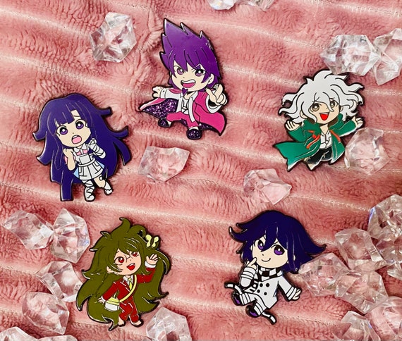 Danganronpa Chibi Enamel Pins - Etsy