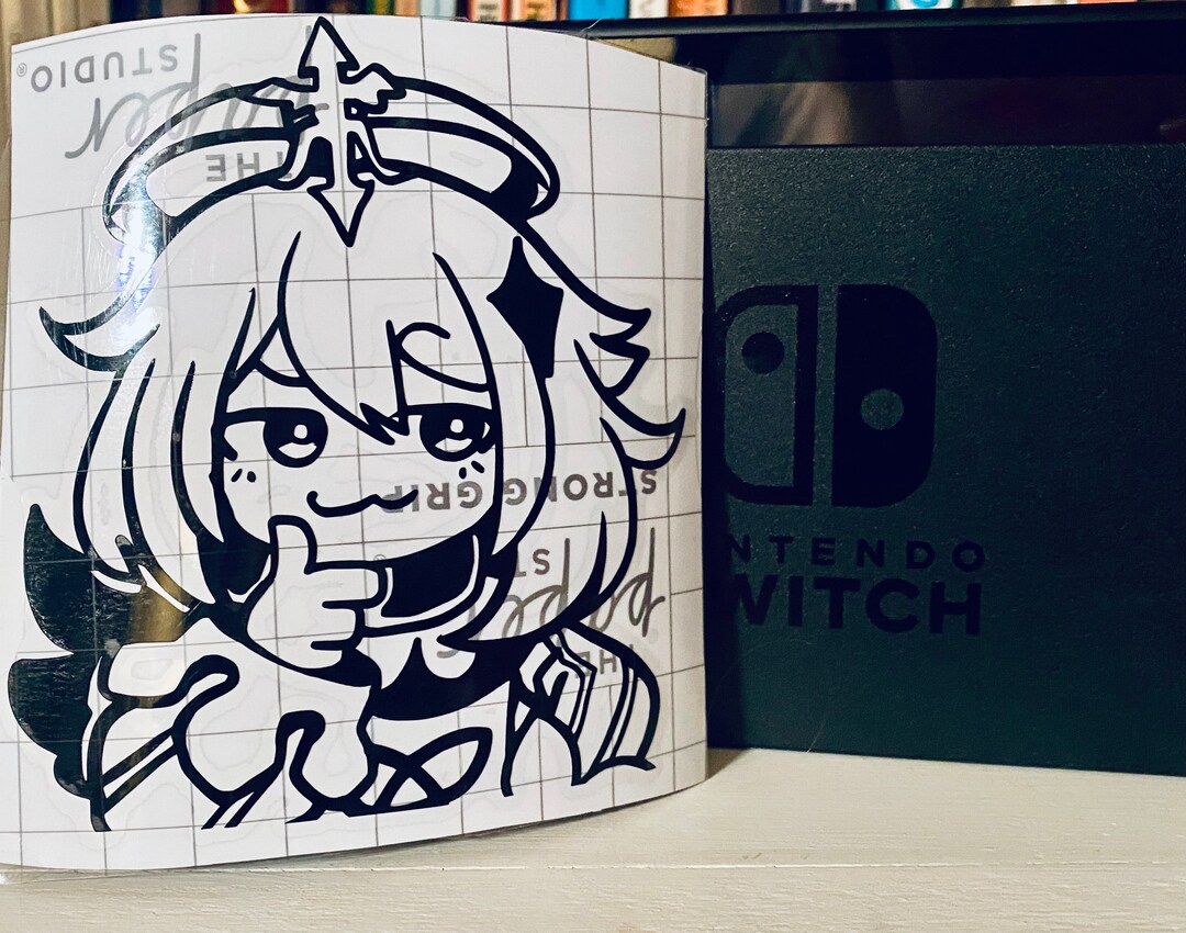 Genshin Impact Smug Paimon Vinyl Sticker - Etsy