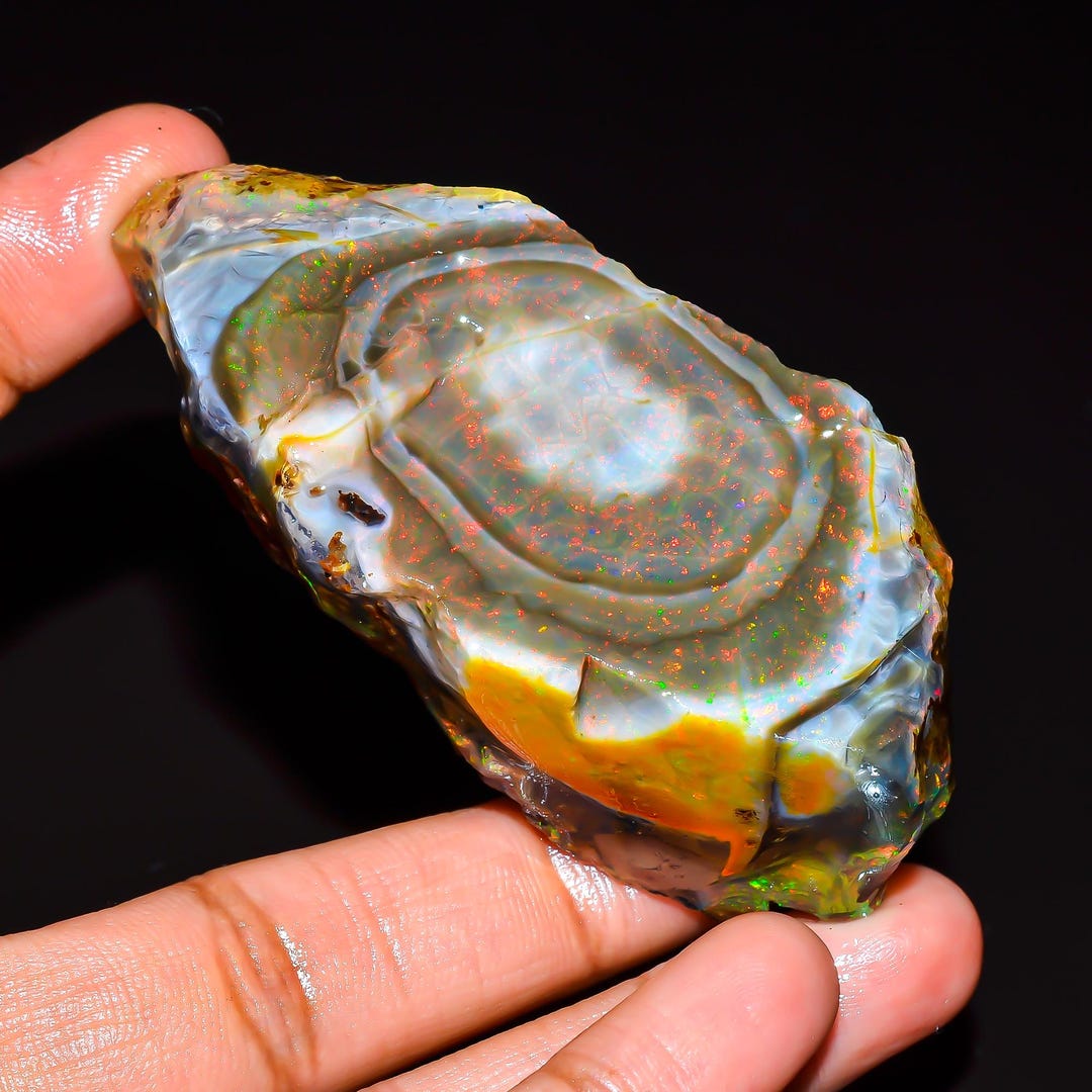 Welo Fire Opal, Ethiopian Opal Rough, Natural Opal Rough, Crystal Opal ...
