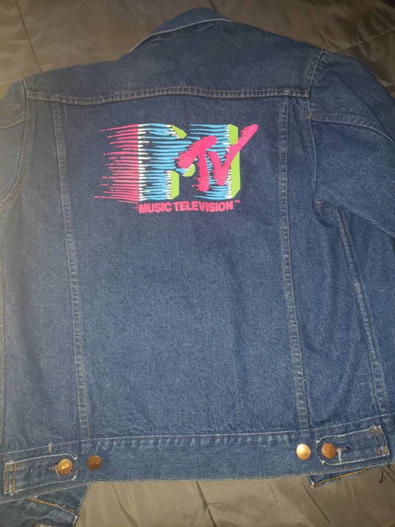 1982 MTV Jean Jacket - Etsy
