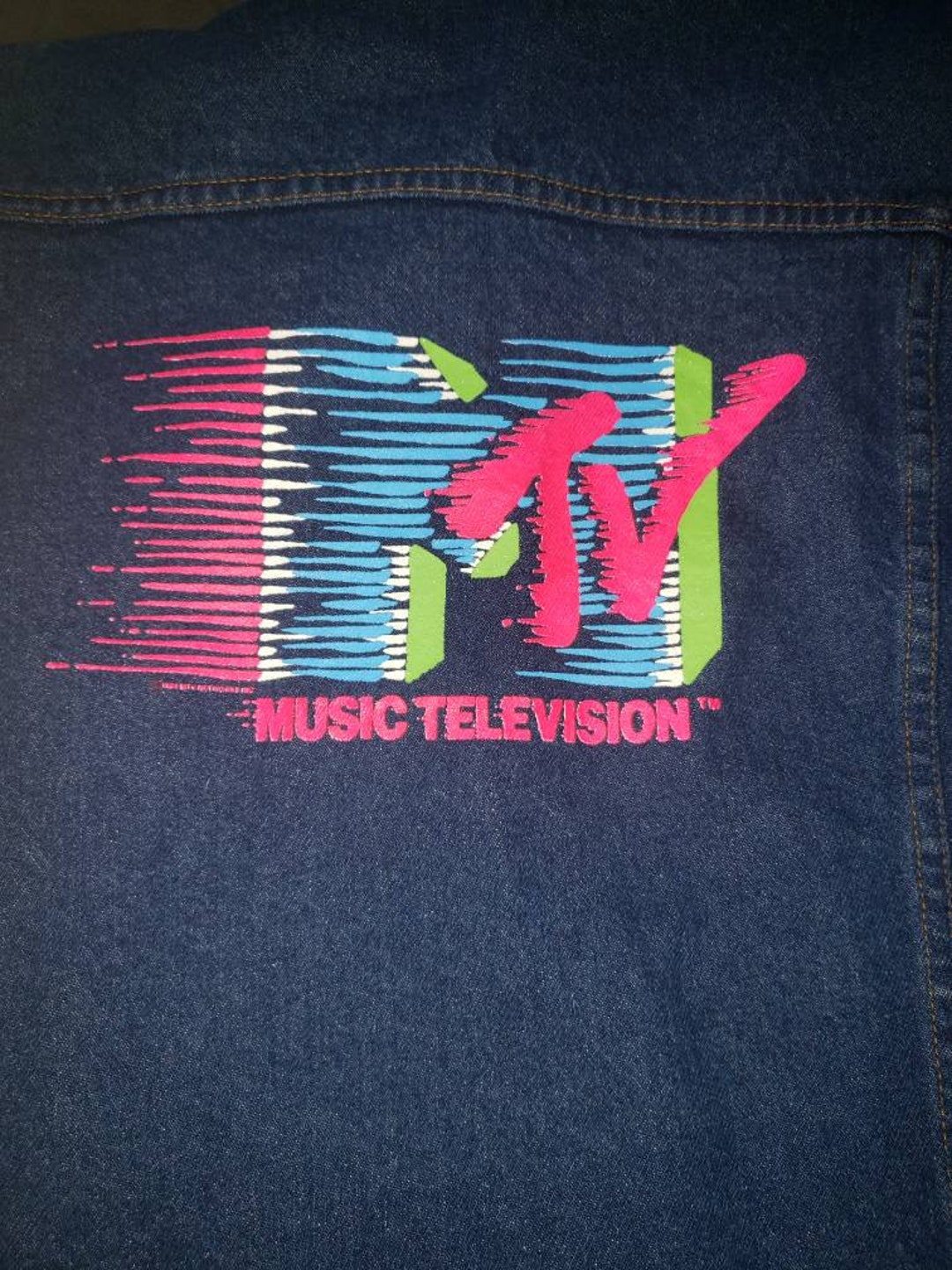 1982 MTV Jean Jacket - Etsy