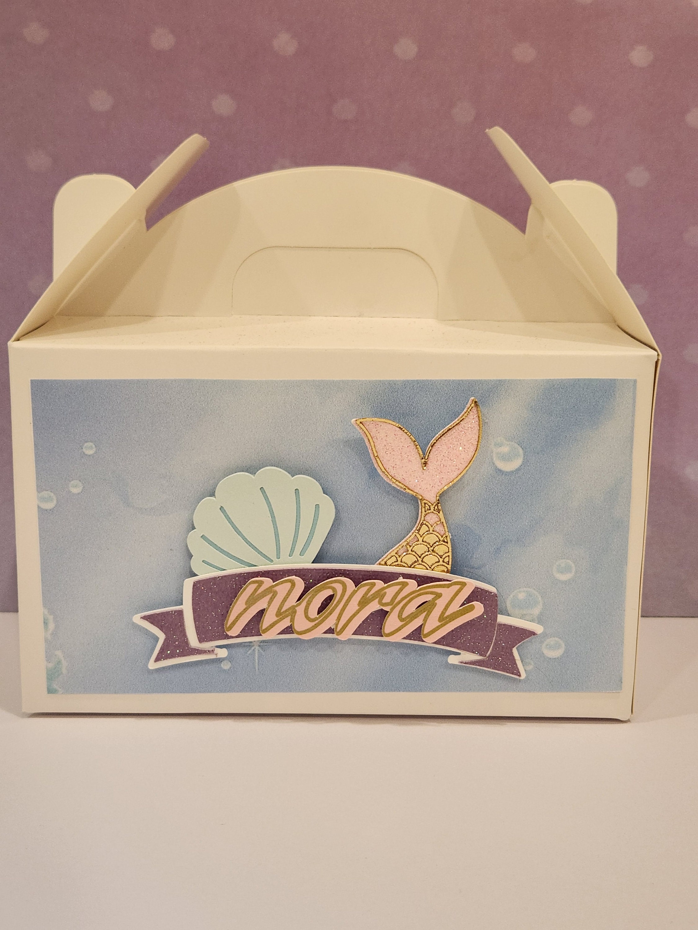 Mermaid Gable Boxes, Mermaid Birthday, Mermaid Party Decor, Mermaid ...