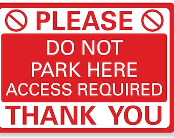 Park Here Sign | Etsy UK