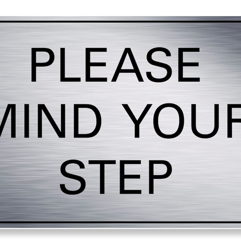 Mind the Step Signs - Etsy UK