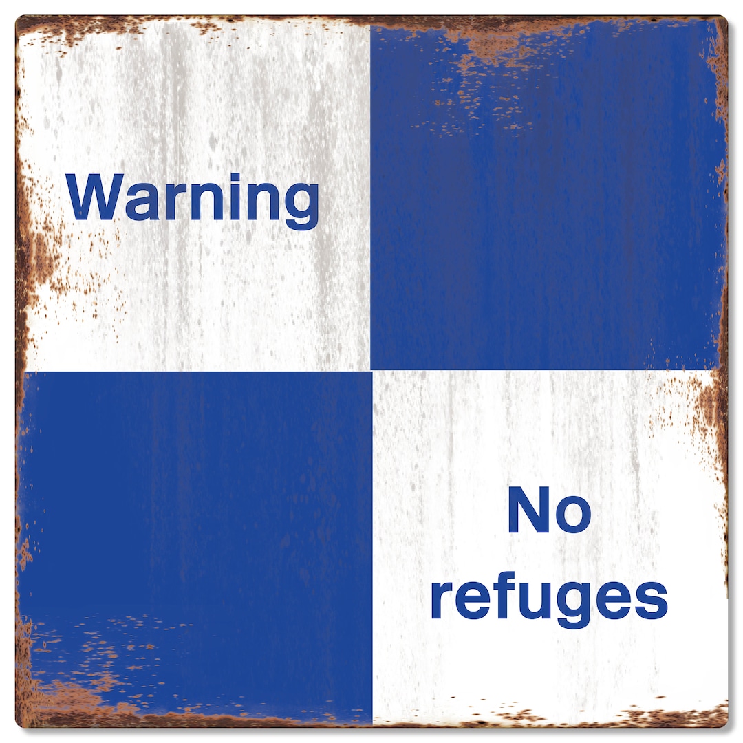 British Rail Railway Metal Sign Warning No Refuges Train Model - Etsy