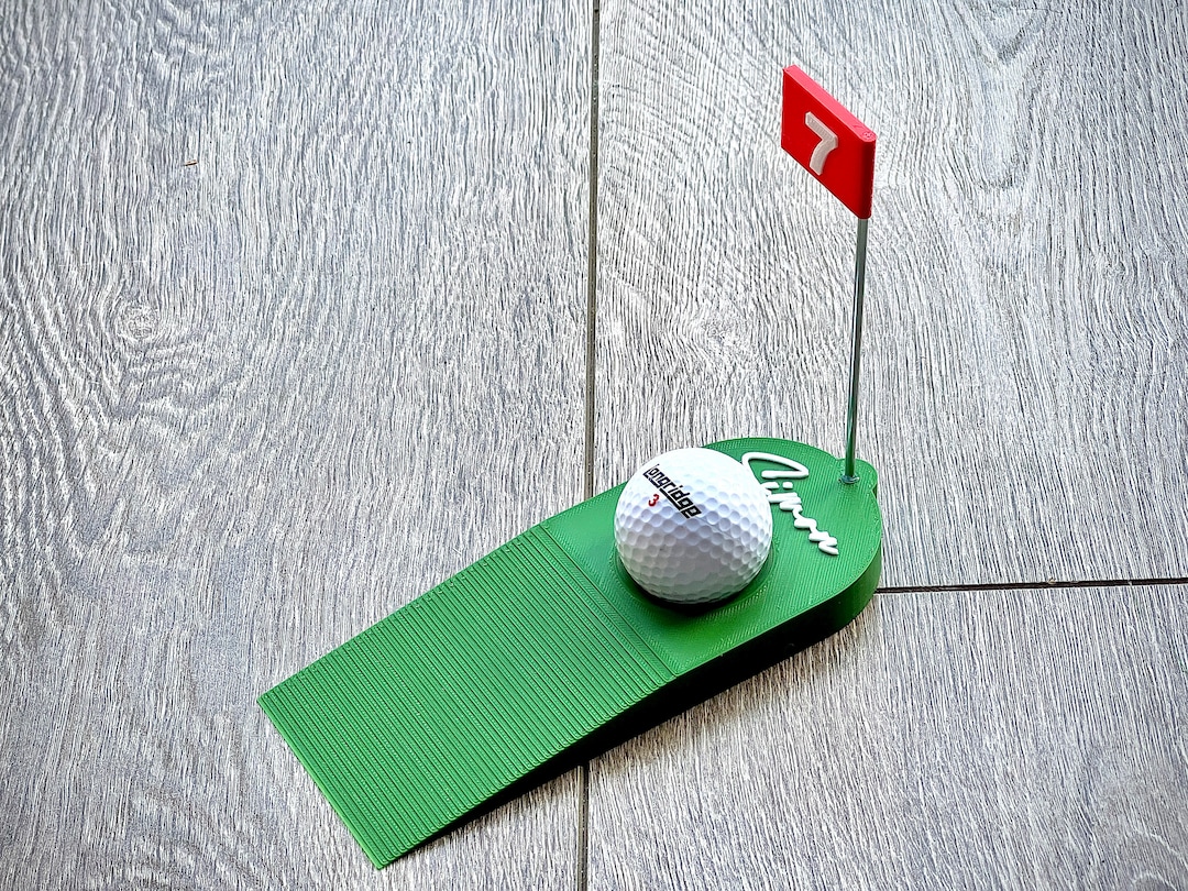Custom 3D Printed Golf Putting Practice Device (optional Wilson Ball ...
