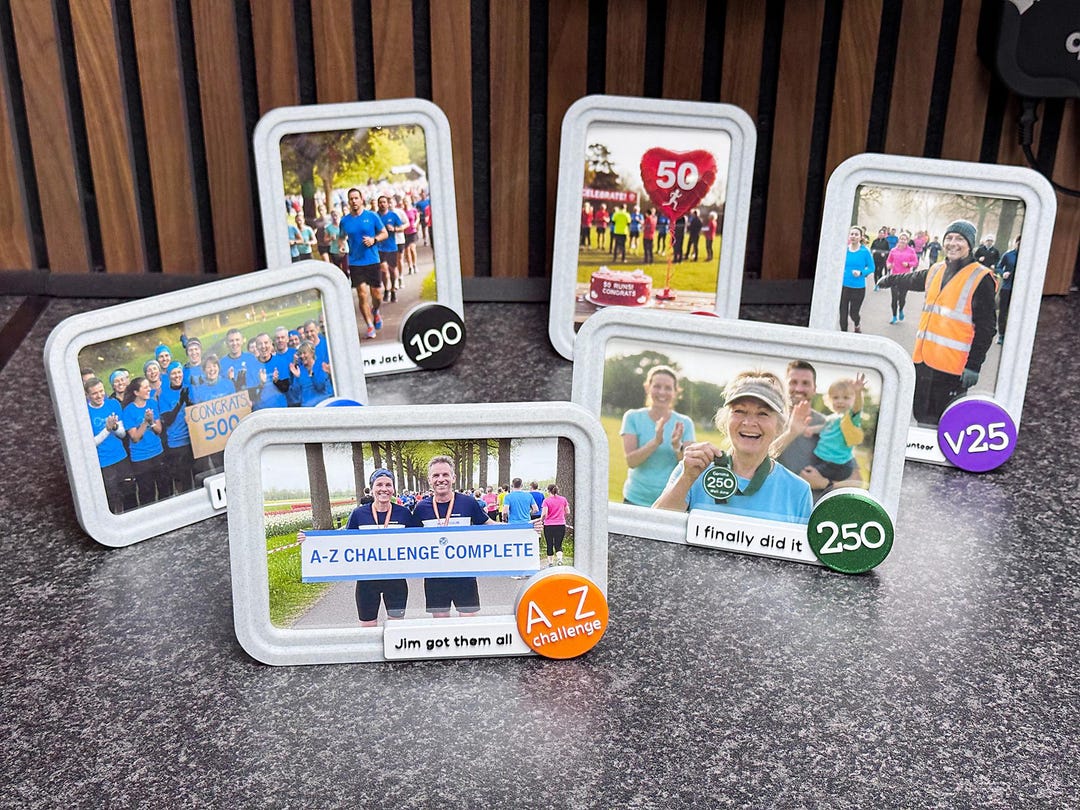 Milestone Photo Frame With Personalised Name and Challenge. Free ...
