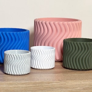 Plant Pots, 3d Printed, High Quality, Various Sizes and Colours, Free ...