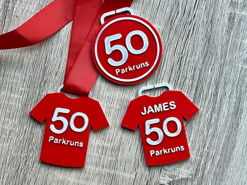 Parkrun Milestone Medal 3d Printed Gift for Runners Gifts - Etsy UK