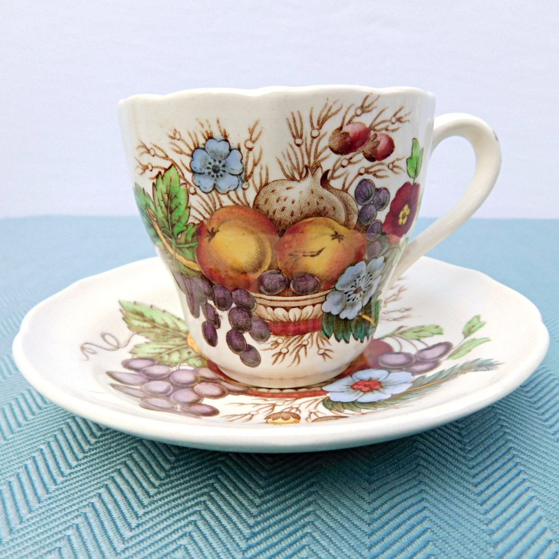 Vintage Spode Copeland 'Reynolds' China Demitasse Cup Saucer England circa 1960s - Etsy 日本