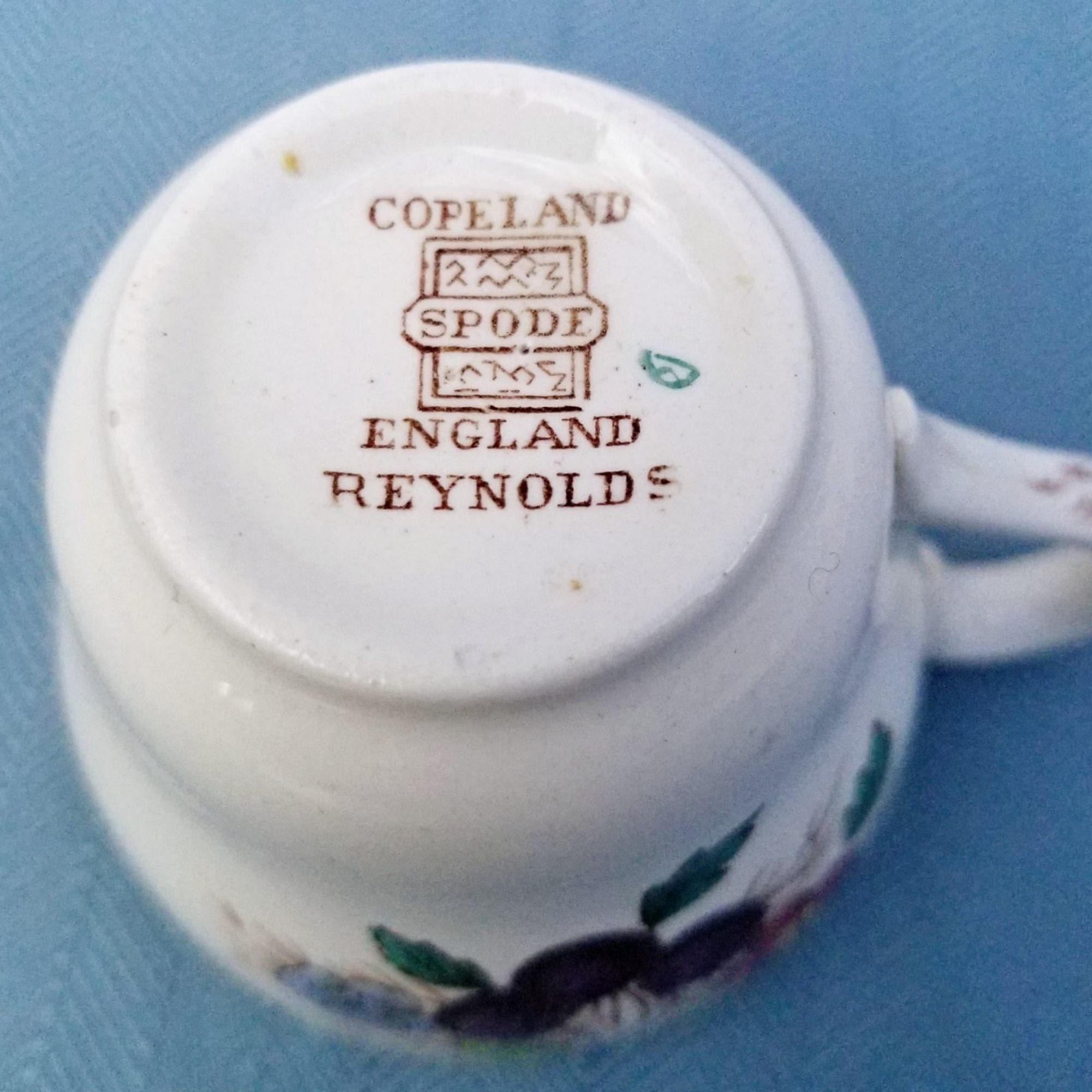 Vintage Spode Copeland 'Reynolds' China Demitasse Cup Saucer England circa 1960s - Etsy 日本