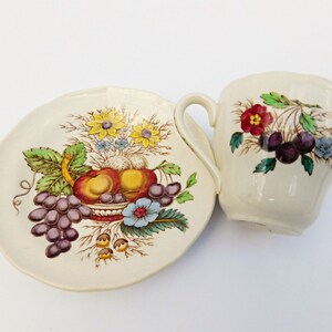 Vintage Spode Copeland 'Reynolds' China Demitasse Cup Saucer England circa 1960s - Etsy 日本