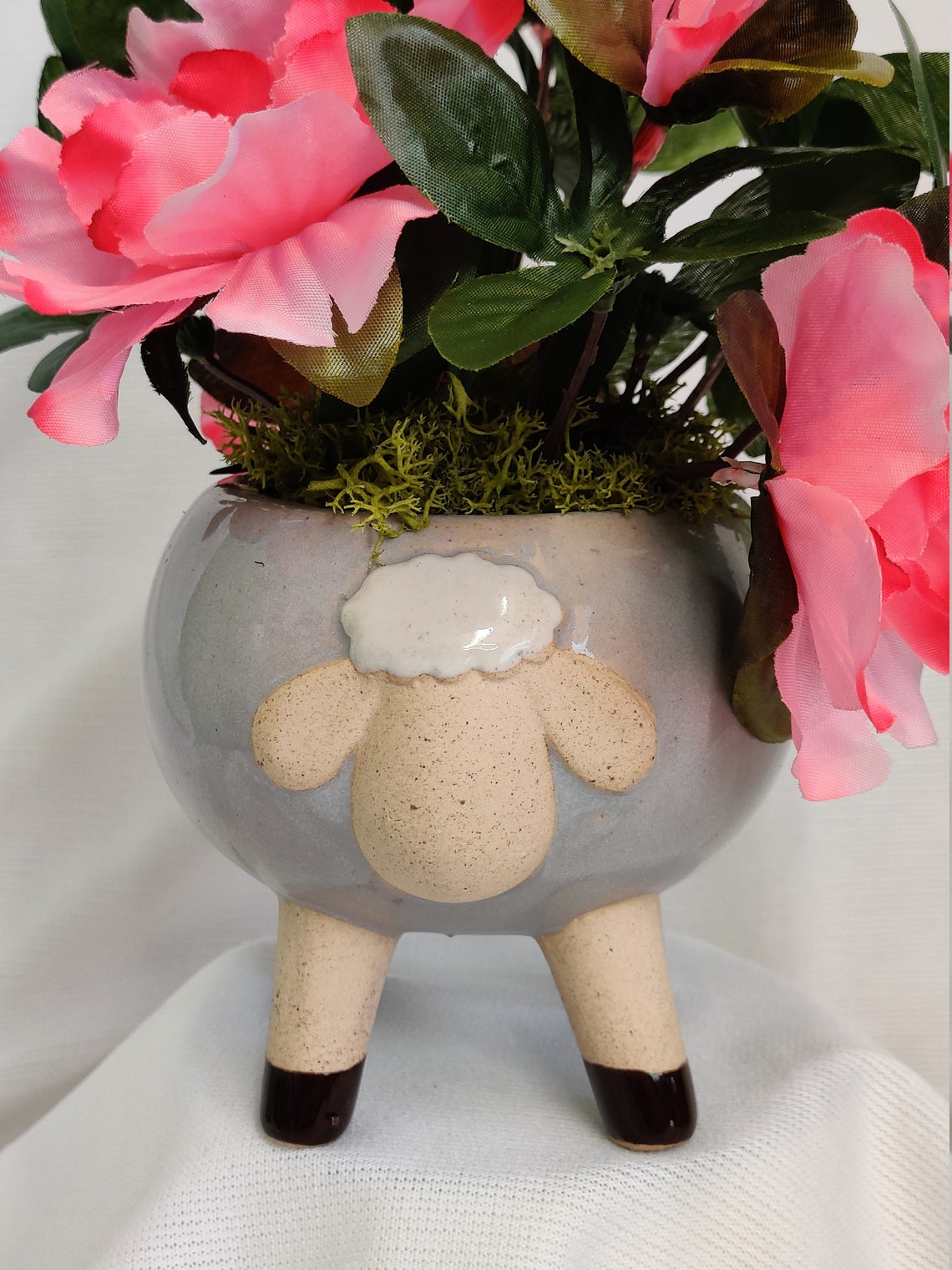 Sheep Planters Sheep Gift Faux House Plants Novelty | Etsy