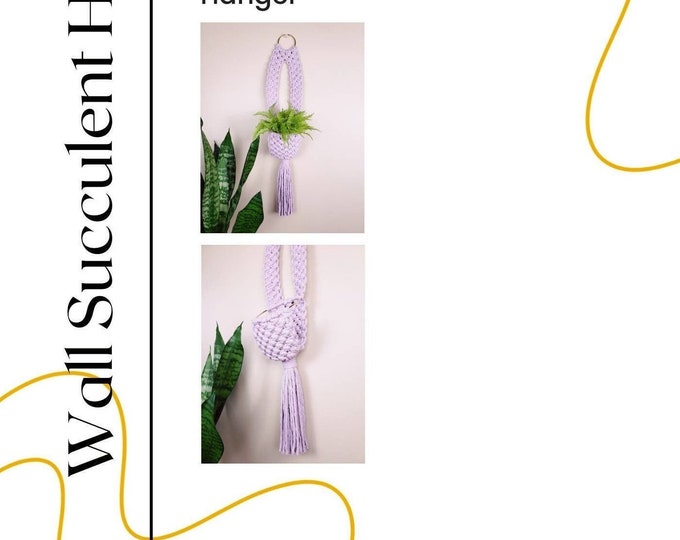 Macrame Baseball Cap Hanger PDF Pattern Tutorial With Knot Guide ...