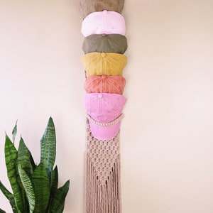 Macrame Baseball Cap Hanger PDF Pattern Tutorial With Knot Guide ...