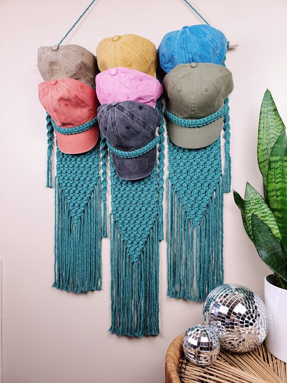 Macrame Baseball Cap Holder PDF Pattern Now Available R/macrame ...