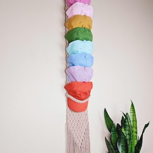 Macrame Baseball Cap Hanger PDF Pattern Tutorial With Knot Guide ...