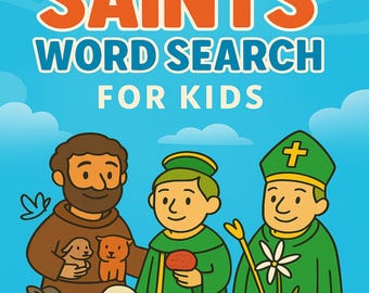 Catholic Prayers Word Search for Kids: 50 Faith Puzzles - Etsy